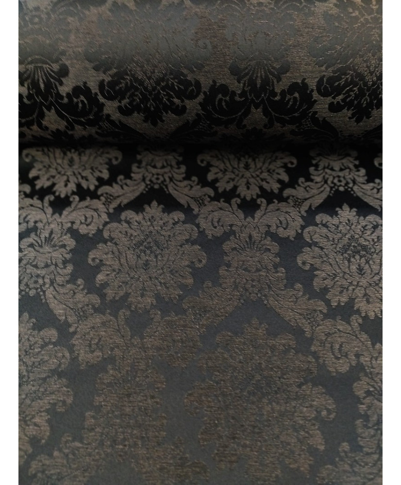 Le Tissu Richelieu est un motif damassé classique, baroque..