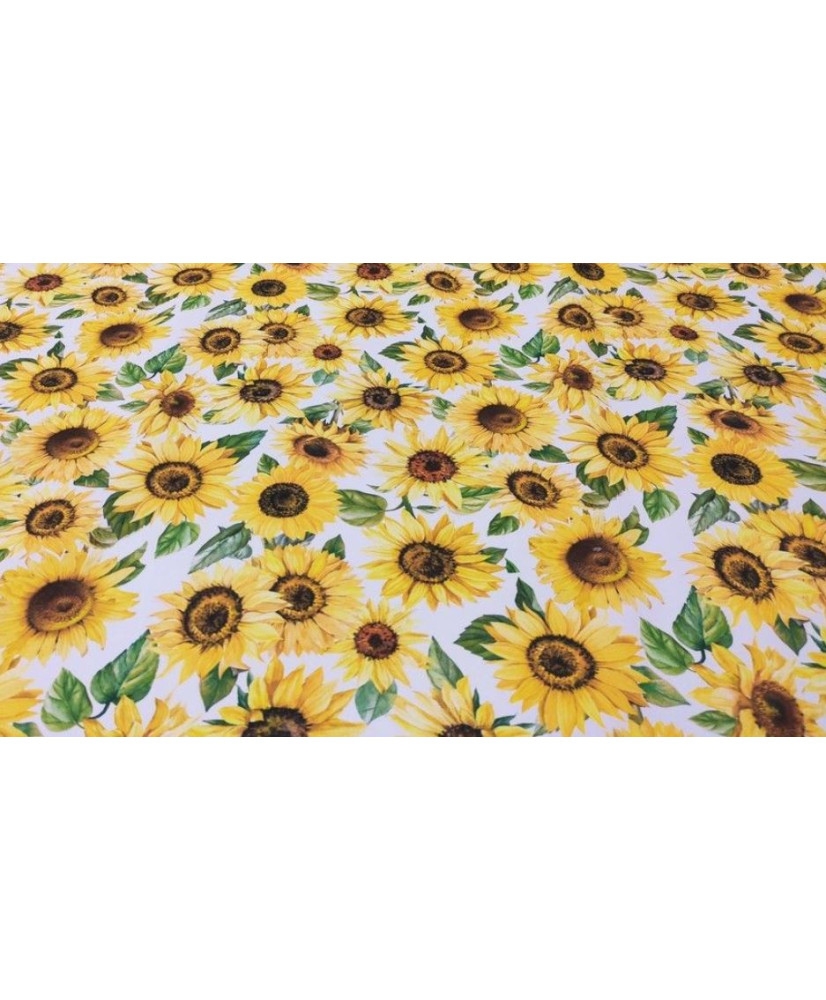 Le Tissus Tournesol est idéal pour la confection de vos nappes