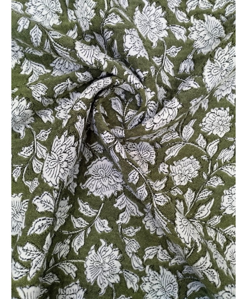 Jacquard-Deepsi All over- Sauge 140 cm