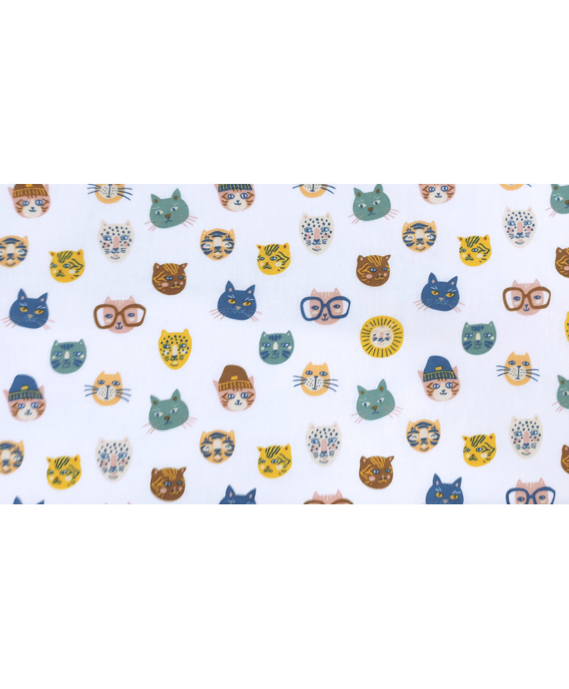 Le tissu CATS est idéal pour vos confections vestimentaires, chemise ...